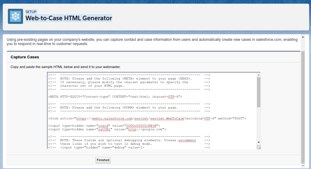 How To Create Web To Case Integration In Salesforce